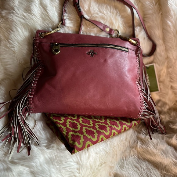 orYANY | Bags | Oryany Leather Shoulder Handbag New Fold Over Cross ...